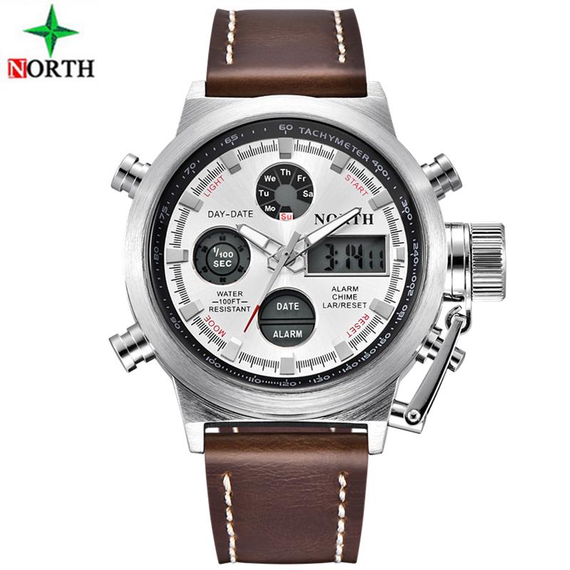 Buy North 6022 Luxury Men Watches Military Waterproof LED Analog ...