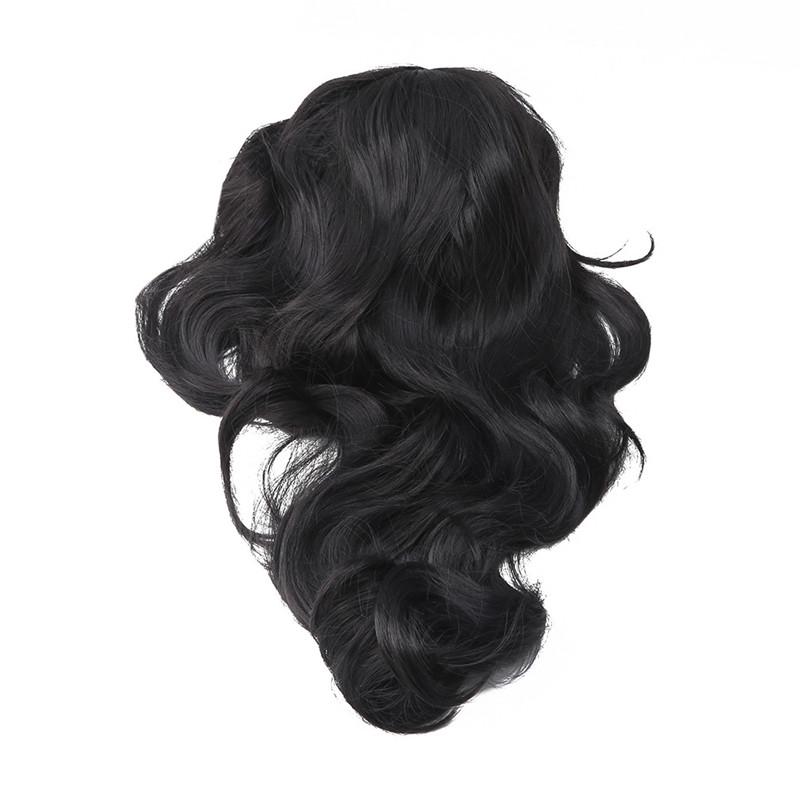 Buy Women's High Temperature Fiber Wig Natural Body Wave Gray White ...