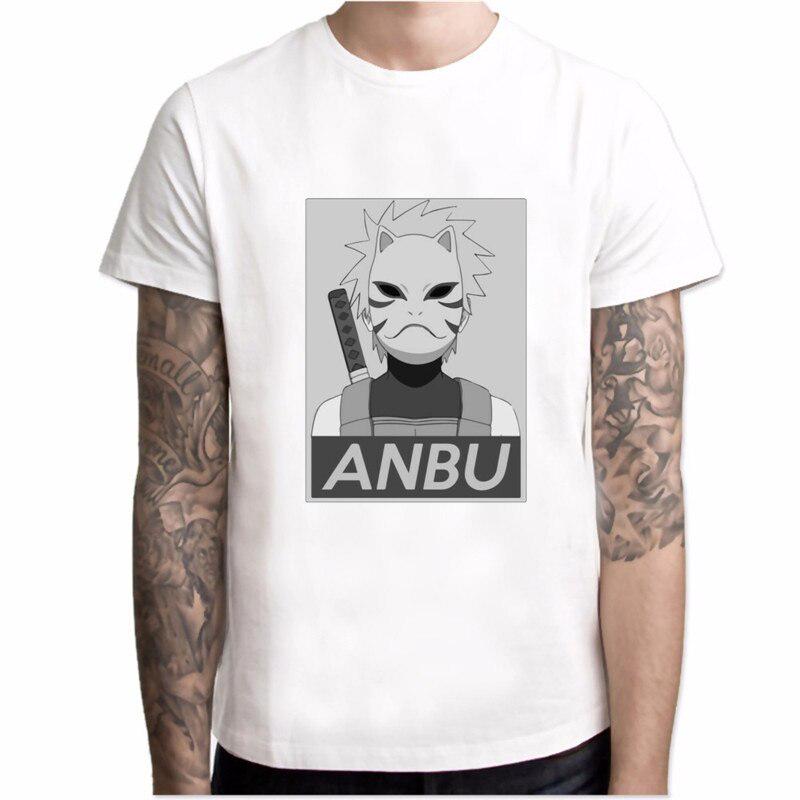 Buy T Shirt Men Arrival Men Fashion Cartoon Anbu Printed T Shirt Short ...