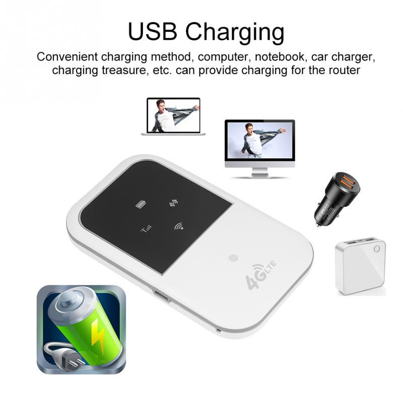 Buy 4G Wireless Router LTE WIFI BOX Portable WIFI USB Charging Router ...