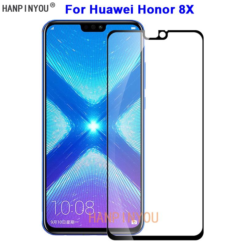 Buy For Huawei Honor 8X 6.5" 9H 2.5D Full Cover Toughened Tempered ...