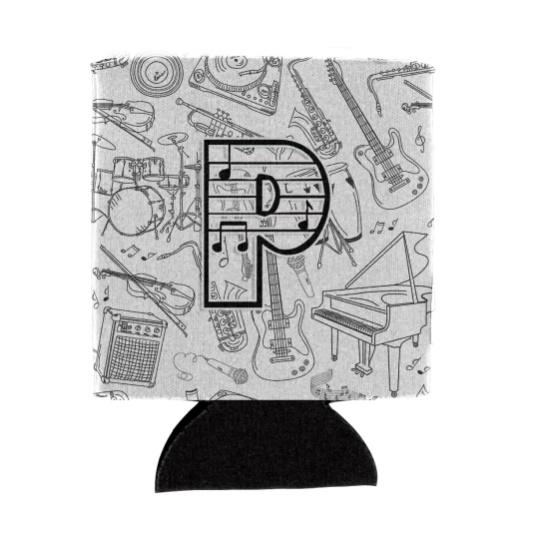 Letter P Musical Note Letters Can or Bottle Hugger CJ2007-PCC uygun ...