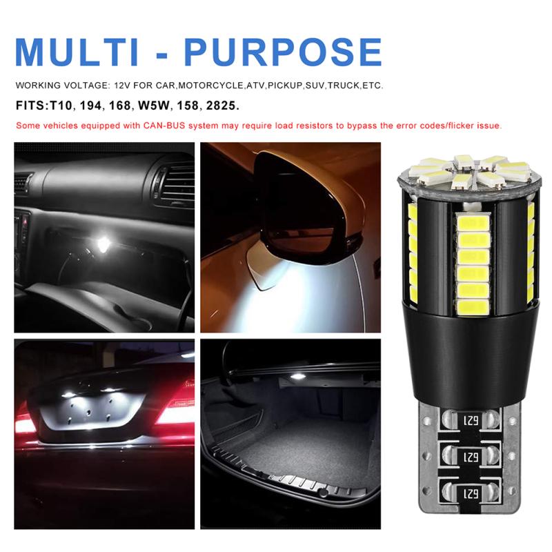 Buy T10 High Bright Decoding LED Small Light T10 LED Brake Light Turn ...