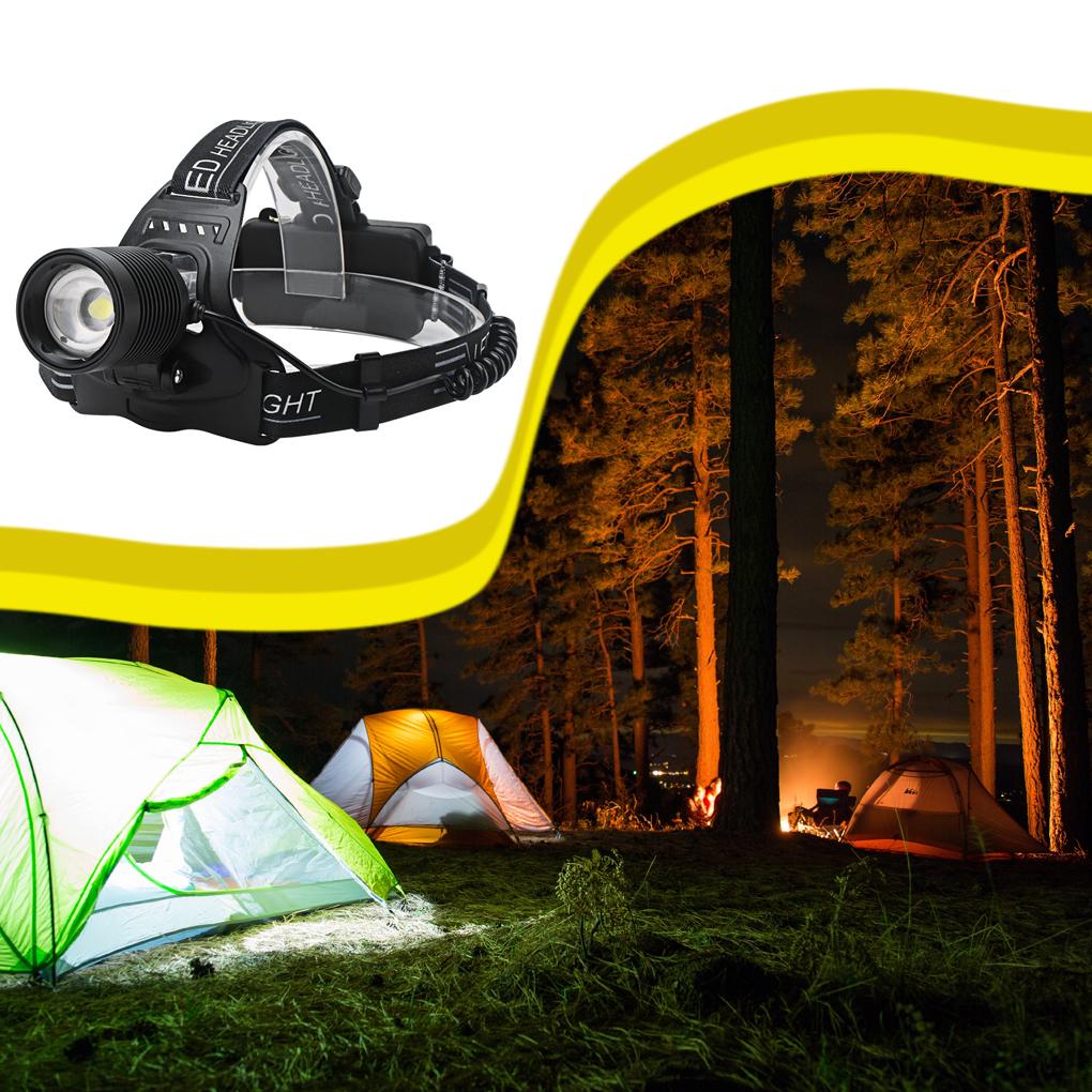 Cheap Headlamp Rechargeable Outdoor Camping Fishing Waterproof ...