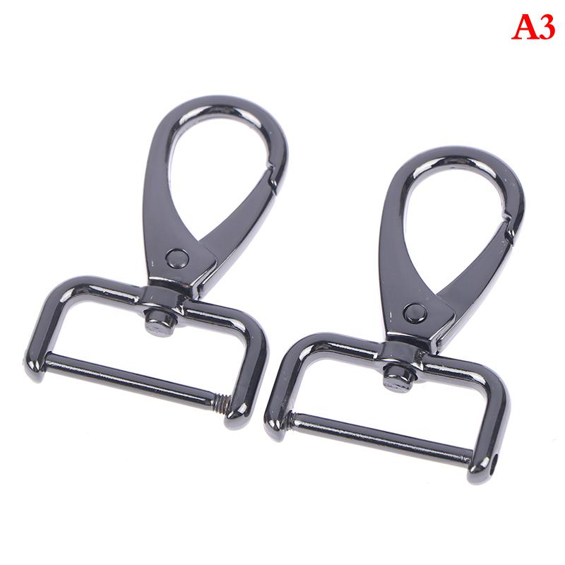 2Pcs Metal Detachable Snap Hook Trigger Clips Buckles Inner Diameter 2 ...