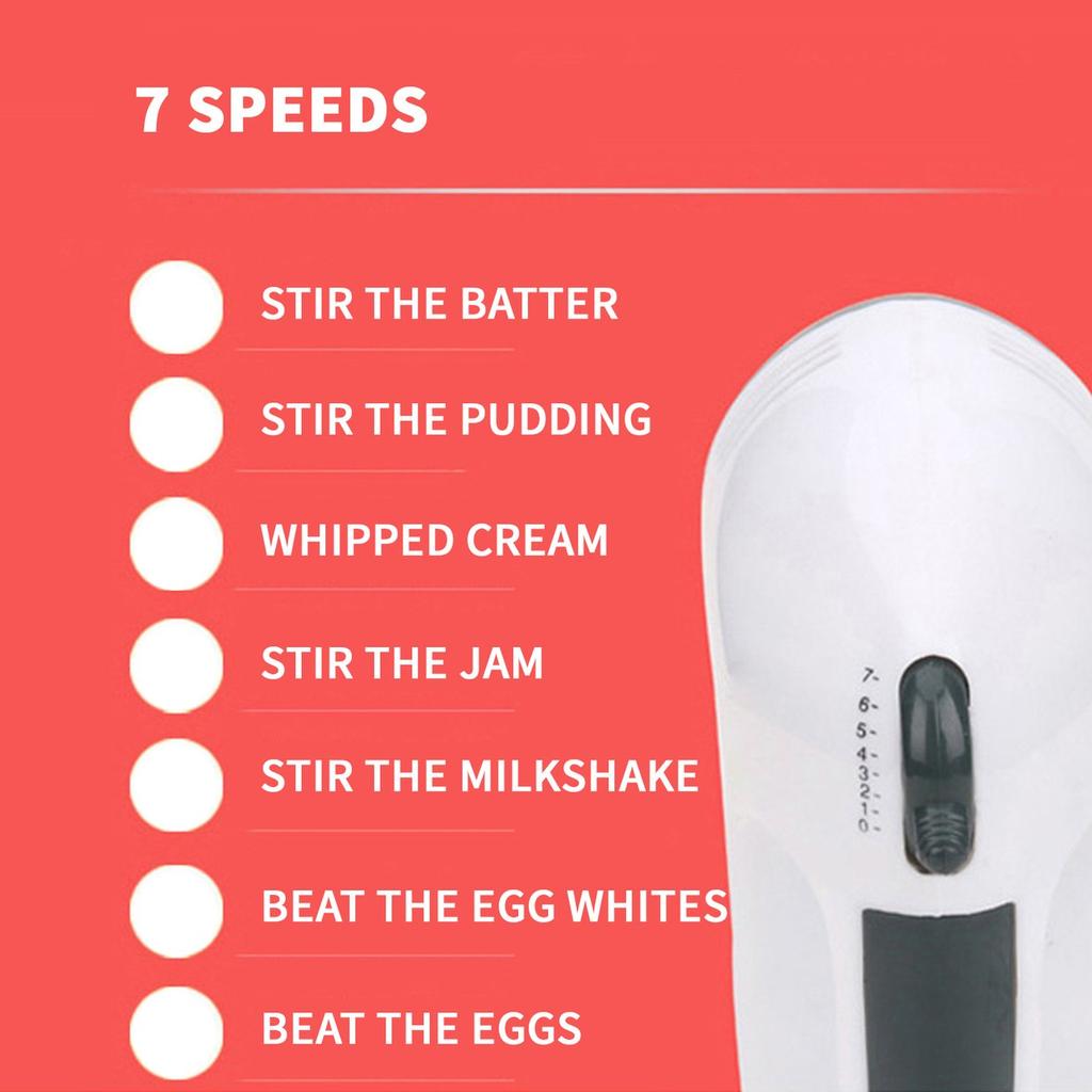 Buy Mini Mixer Food Blender 7 Speed Control Multifunctional Food ...