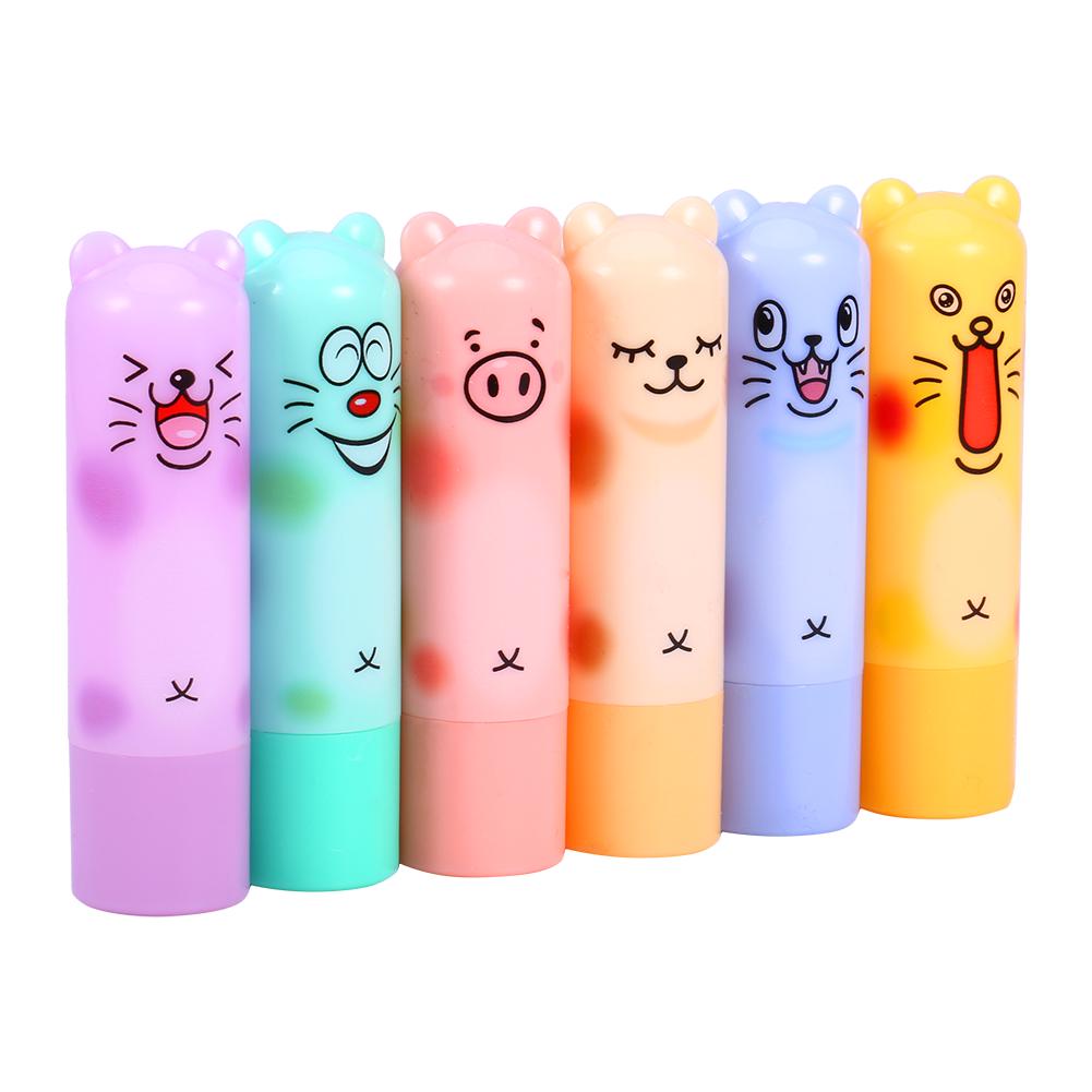 Buy Cute Cartoon Lip Balm Animal Anti-Drying Moisturizing Lip Balm ...