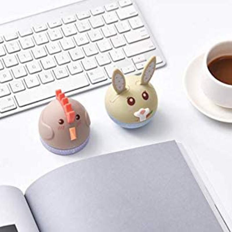 60-Minute Wind Up Dial 360° Rotating Cute Kitchen Timer,No Batteries ...