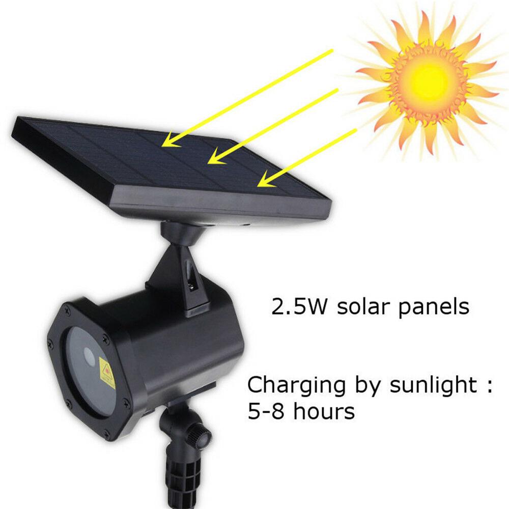Buy Christmas Outdoor Solar LED Projector Light Xmas RGB Moving Star ...