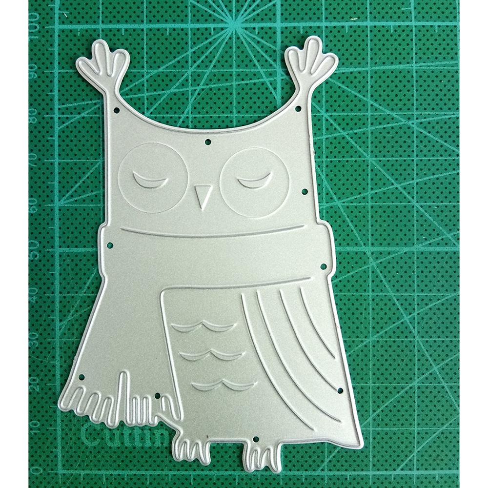 Scrapbooking 67 * 98mm owl Metal Cutting Dies Cut Paper Card uygun ...
