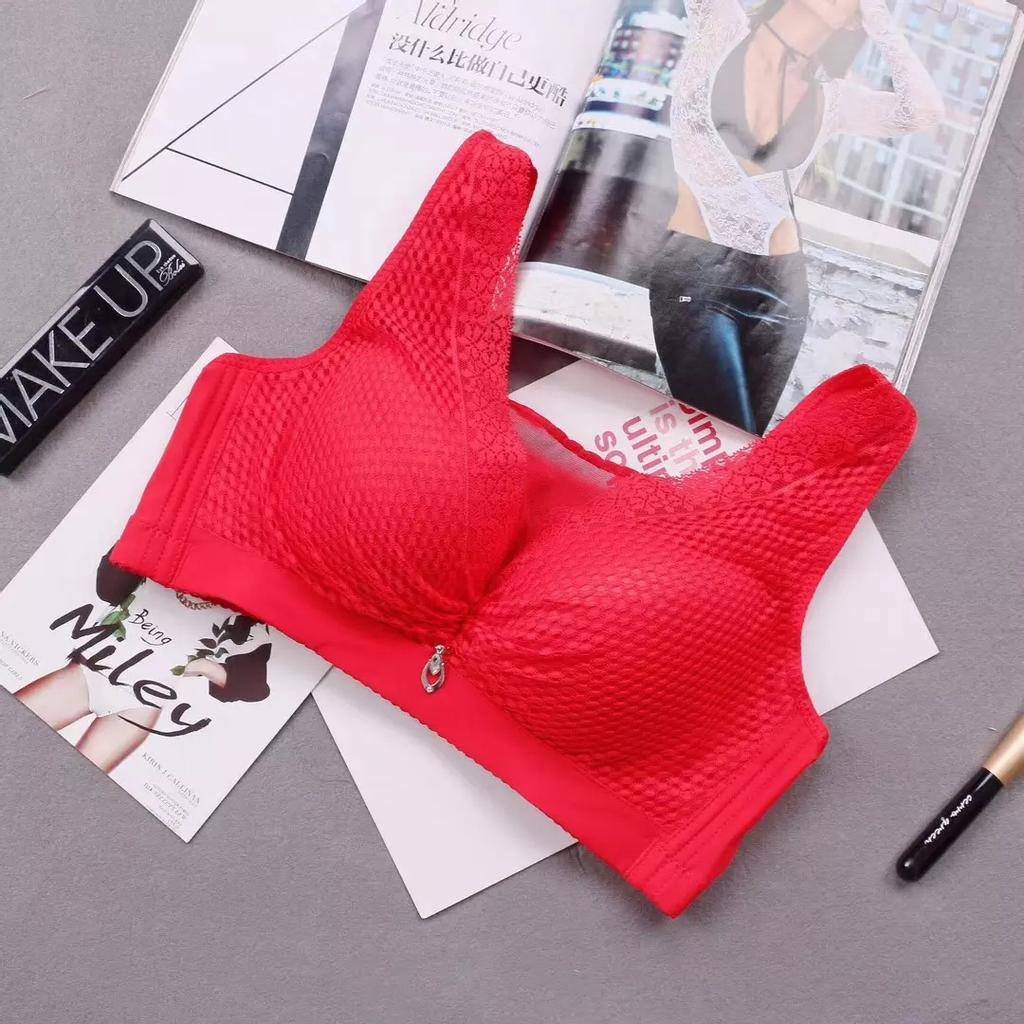 new-bcdplus-size-bra-women-push-up-wireless-bra-underwear-full-cup-lace