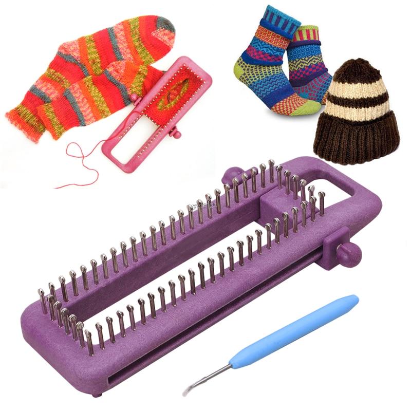 Buy Home Sewing Tools Accessory Adjustable Sock Loom Kit Knitting Socks ...