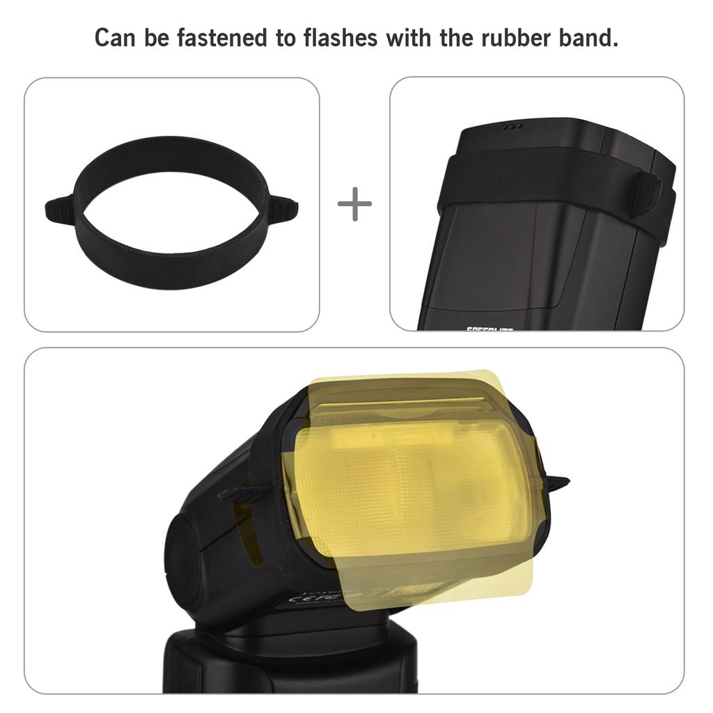Andoer 20 pcs/set Universal Flash Lighting Filter Flash Gels Color ...