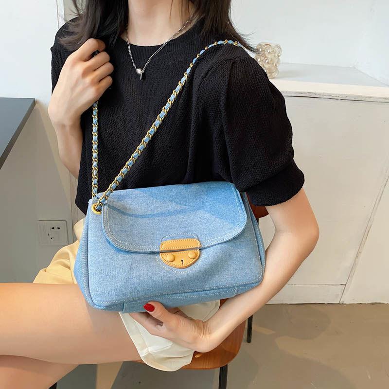 Buy Blogger's Fashion Canvas Shoulder Bag Female New Large-capacity ...