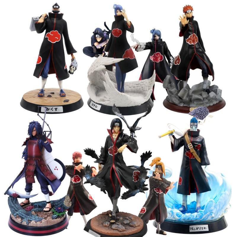 Buy Anime Action Figure Model Akatsuki Uchiha Itachi Obito Madara ...