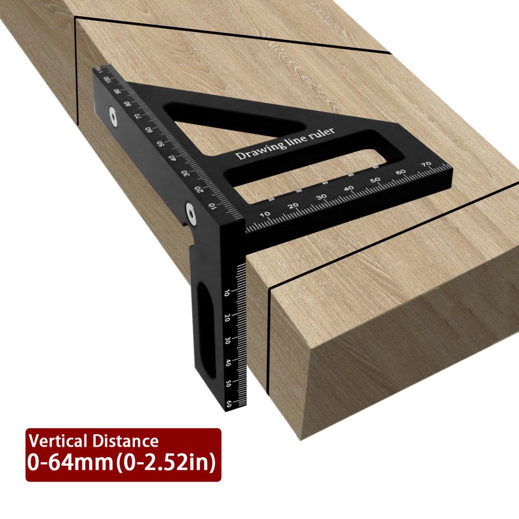 Cheap Woodworker's Best Triangle Hole Measuring Tool with Aluminum ...