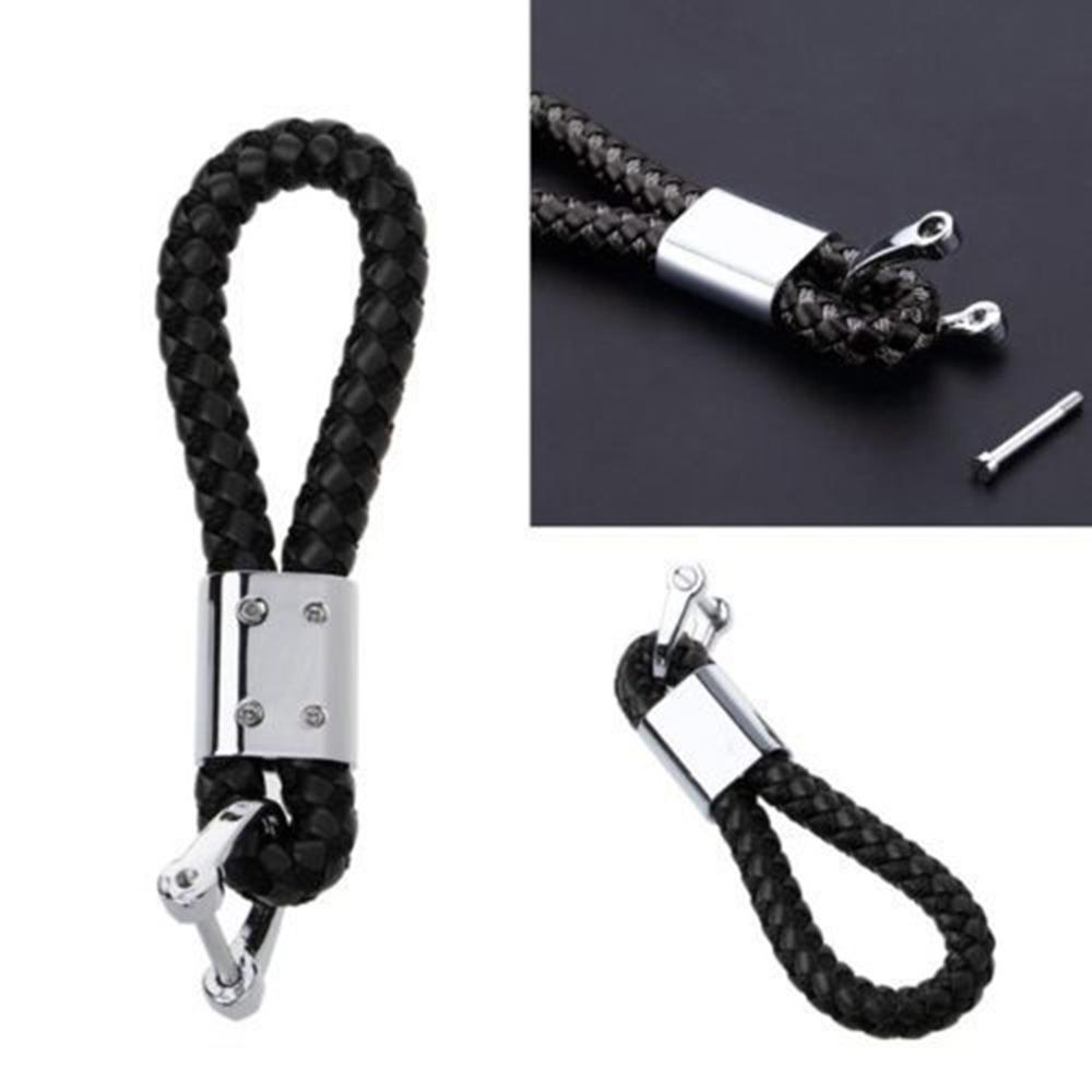 Women's Fashion Universal Braided Strap Key Chain Fobs Car Keychain ...
