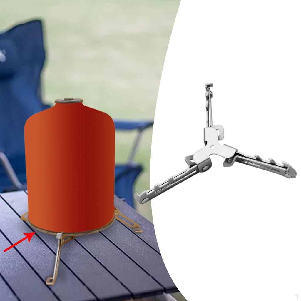 Foldable Gas Tank Stand Tripod Holder Fuel Can Stabilizer for Outdoor ...