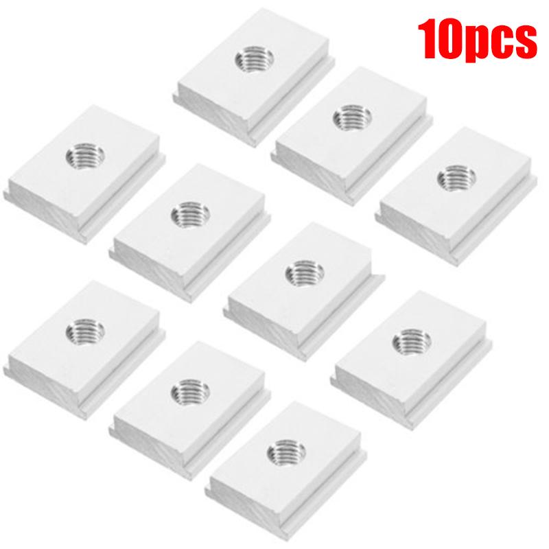 Buy 10pcs M8 T-Track Sliding Nut T Slot For Woodworking Tool Fastener ...