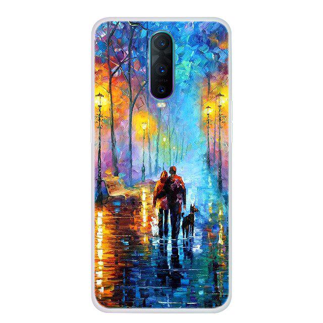 Buy For Oppo R17 Pro Case Cover Carton Tiger Cat Painted Soft Cover For ...