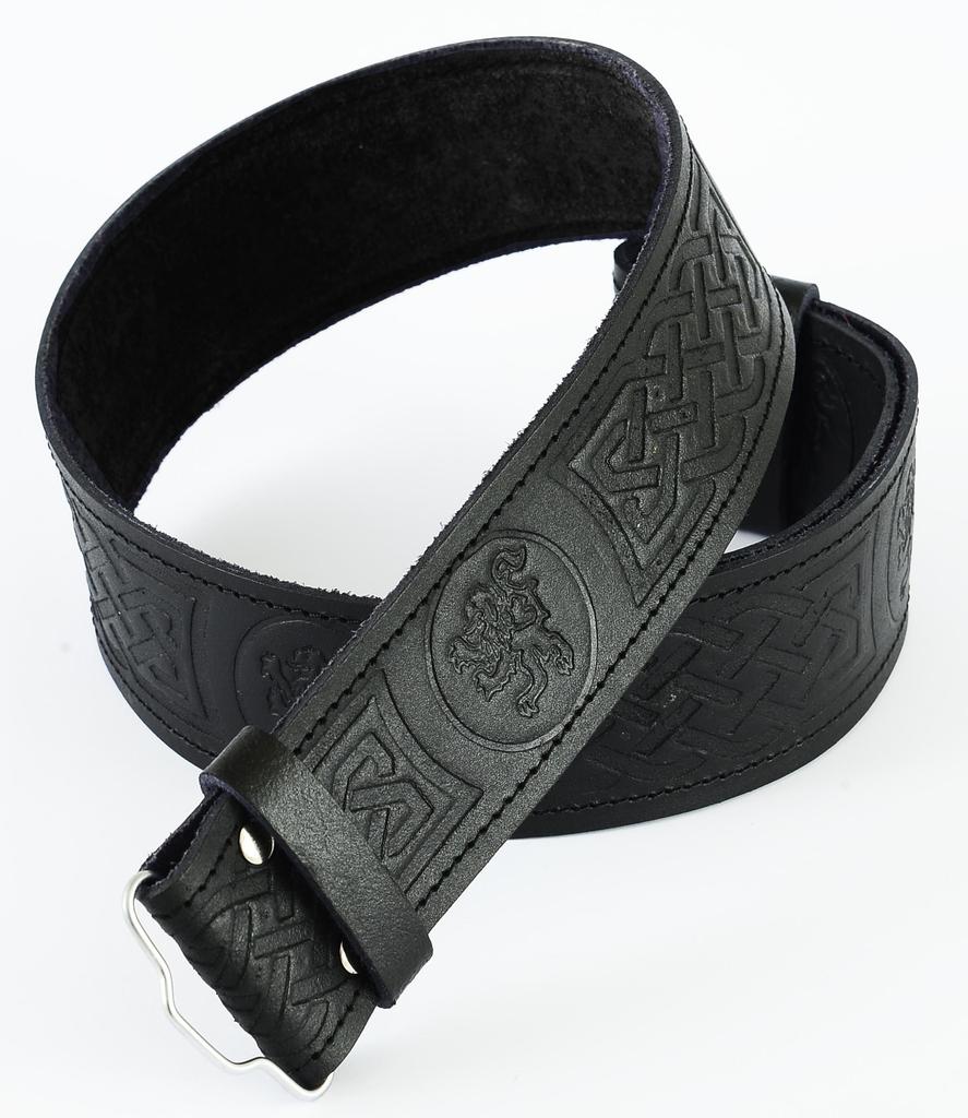 Cheap Celtic Embossed Leather Kilt Belt Adjustable size for Kilts ...