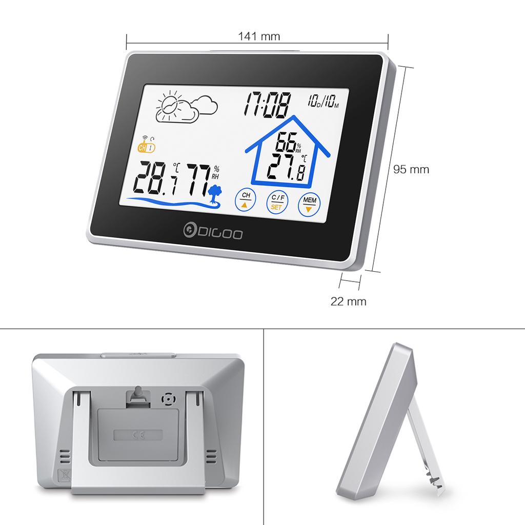 Buy Digoo Wireless Outdoor Sensor Touch Wireless Weather Station ...