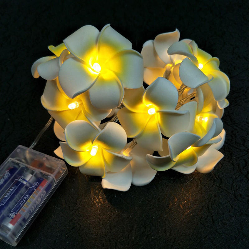 Buy Holiday Lighting LED String Lights 2M 20leds DC5V AA Battery Flower ...