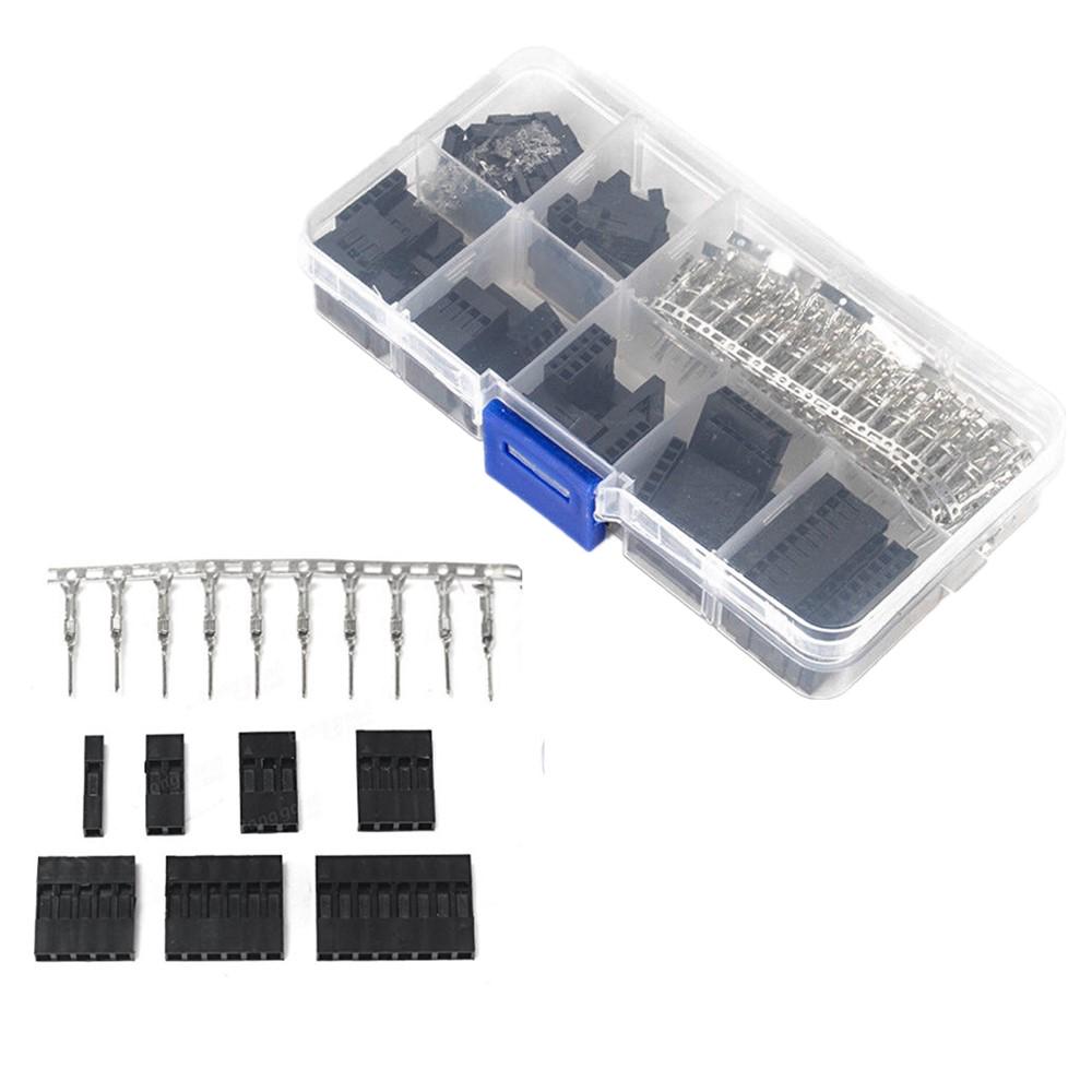 Buy 310PCS 2.54mm Male+Female Wire Jumper Pin Header Connector Housing ...