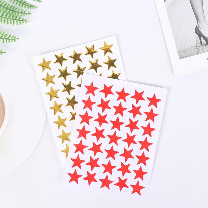 Cheap 10Pcs Child Reward Flash Sticker Five-Pointed Star Self-Adhesive ...