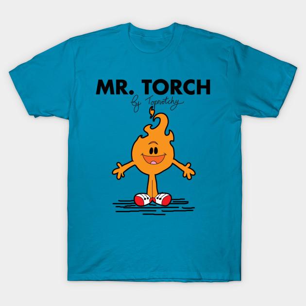 Buy For Women Mr Torch T Shirt 90S Korean Style Tee 100% Cotton Picture ...