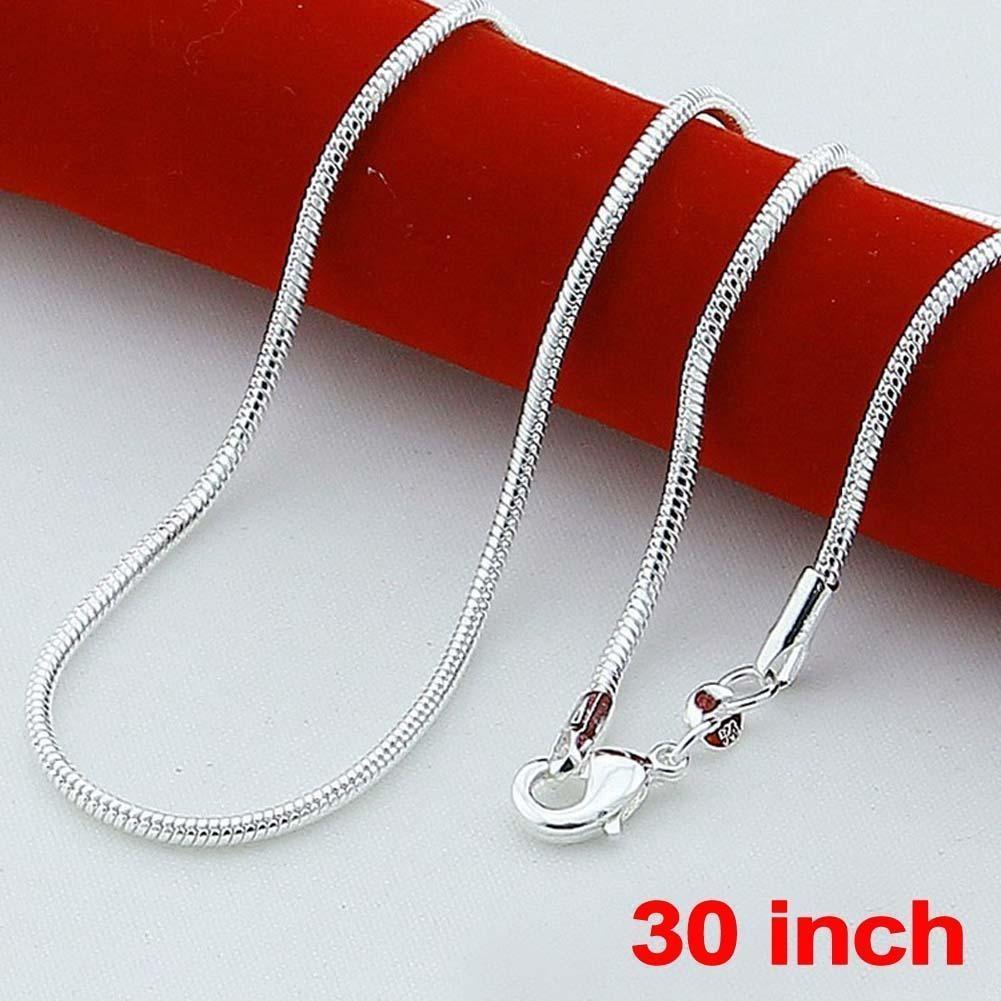 Buy Wholesale Lot 925 Sterling Silver Color Snake Chain Necklace 30 ...