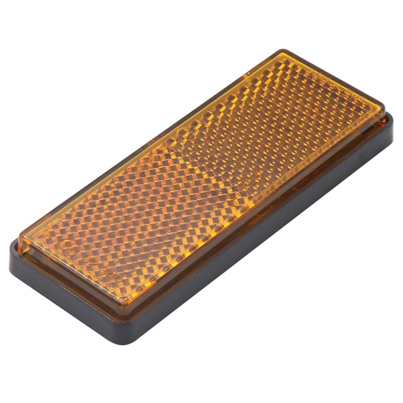 Buy 10pcs/set Self-Adhesive Amber / Orange Oblong Rectangular Trailer ...