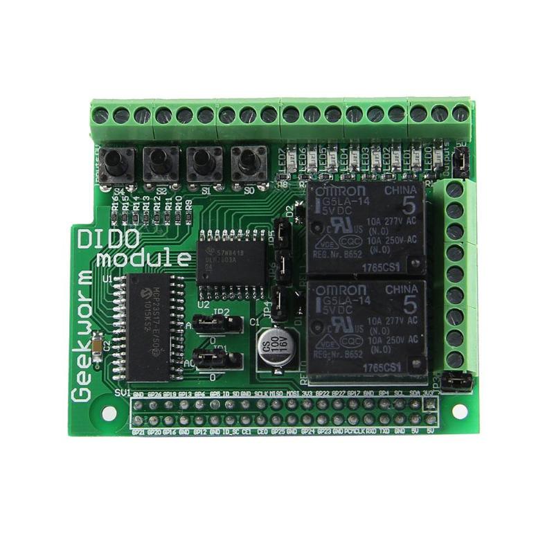 Buy Digital Input Output Board DIDO Module Board for Raspberry Pi 2 B+ ...