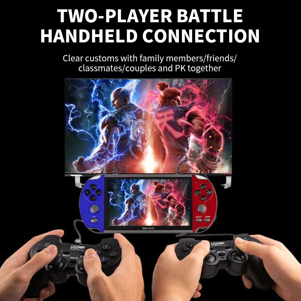 Buy X40 Mini Video Game 6.5 Inch LCD Portable Handheld Retro Game ...