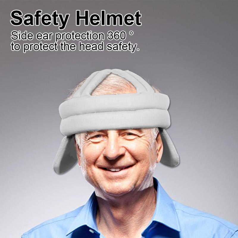 Buy Protective Hat Elder Head Cap Safety Helmet Old Man Ear Protection ...