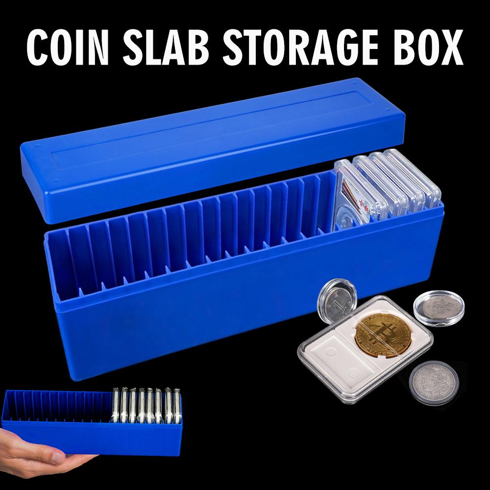 Buy Maijiabao Coin Storage Holders Box Plastic Capsules Case 20 ...