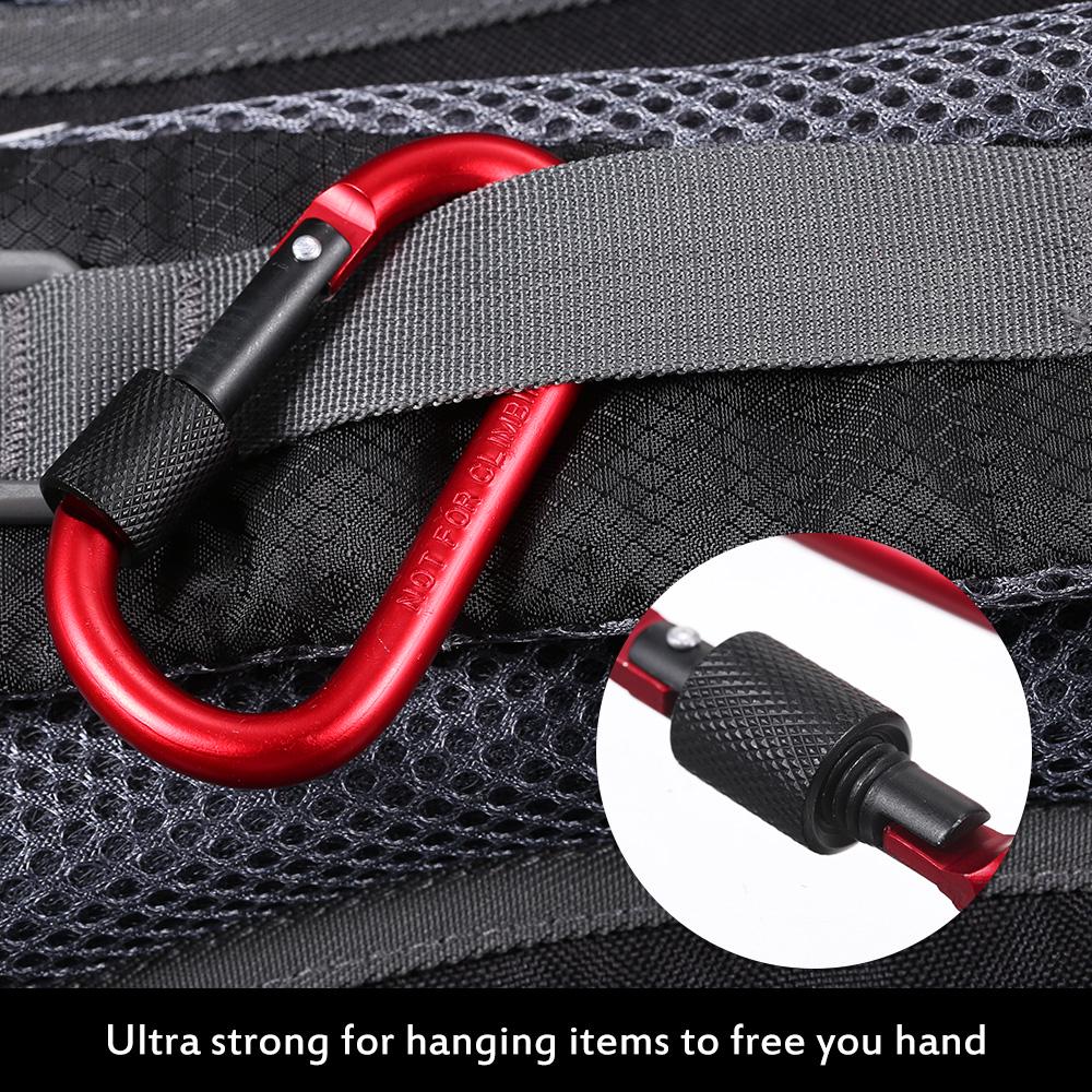 Satın alın Ultra Strength Metal Locking Carabiners Clip Outdoor ...