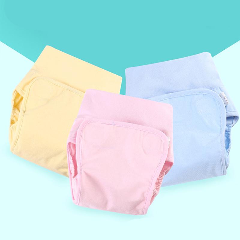 Buy Infant Baby Solid Color Cloth Diapers Nappy Cover Diaper at ...