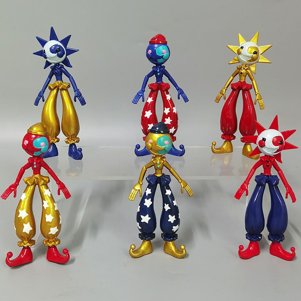 Buy Toys Fnaf 6pcs Figures Sundrop Security Breach Fnaf Five Nights At ...