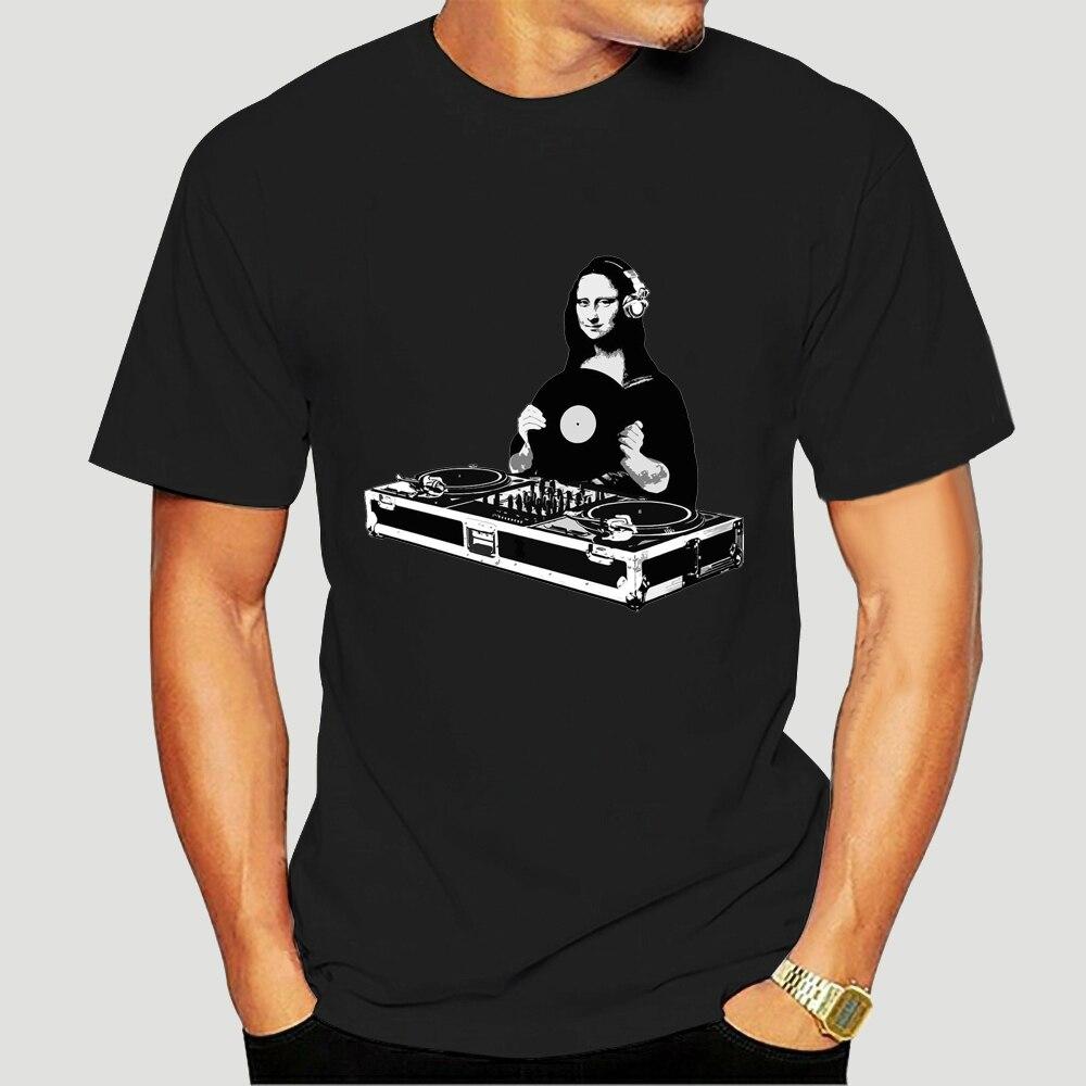Buy Dj Mona Lisa T-Shirt Funny Turntables Hip Pop Lulz Music T Shirt ...