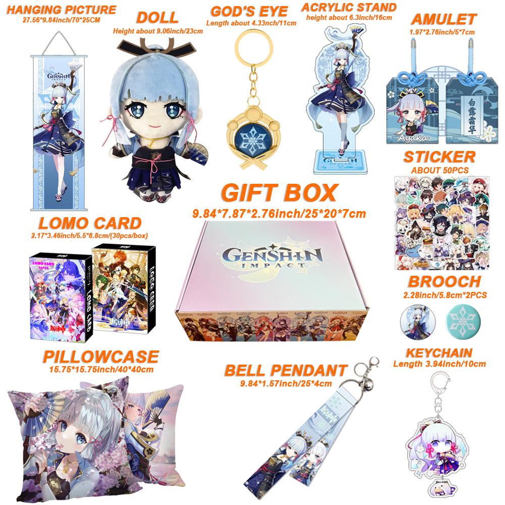 Cheap Genshin Impact Box - Including Doll,Pillowcase,Hanging Pictur ...