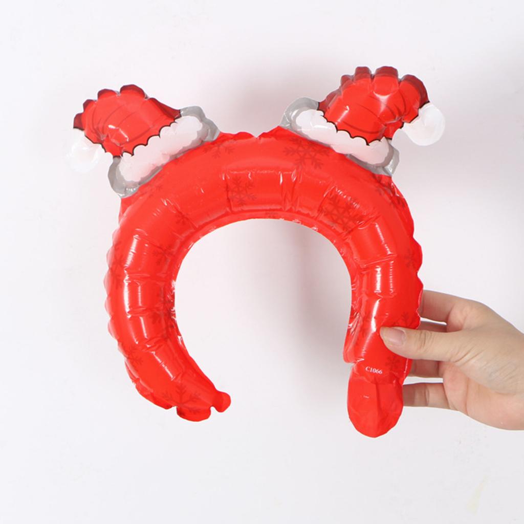 Buy 50 Pieces/Pack Inflatable Christmas Balloon Headbands 8 Different ...