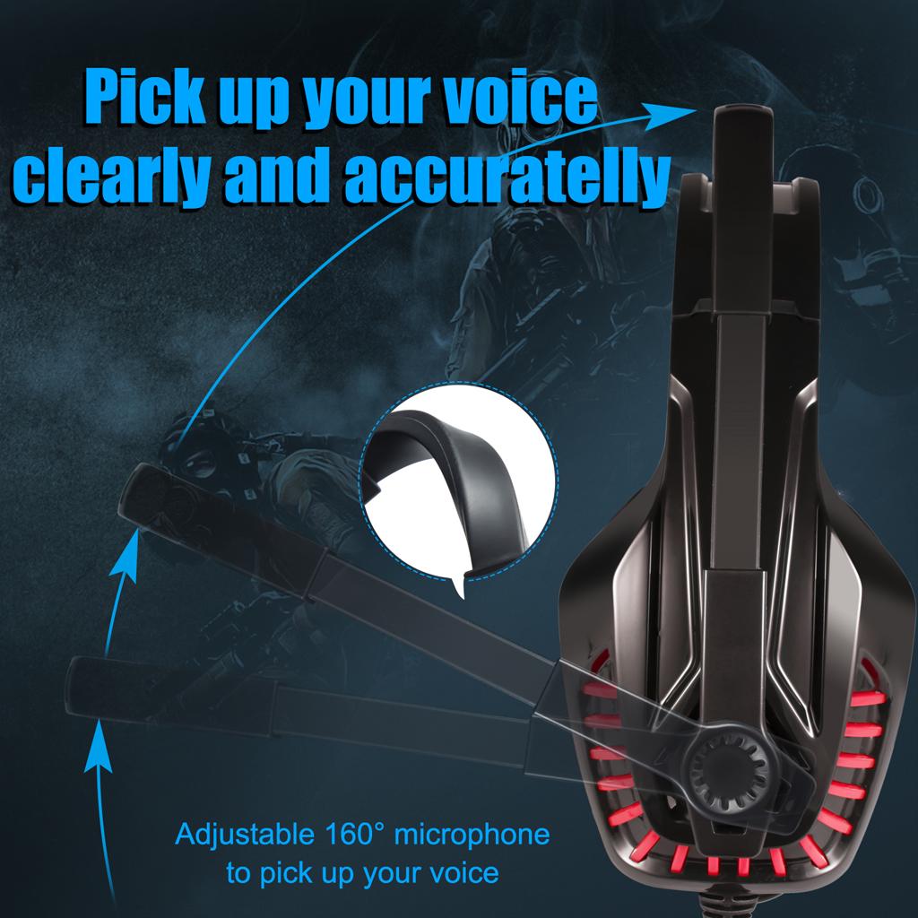 Buy Hunterspider V6 Gaming Headset Headphone with Mic for PS4 PC Xbox ...