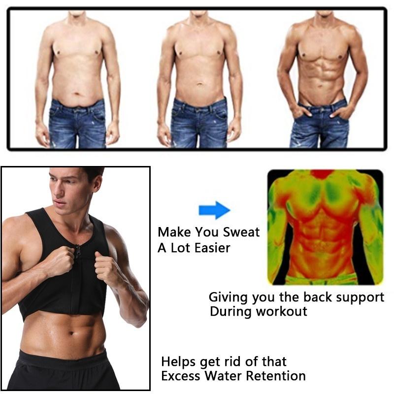 Buy Trainer Shirt Slimming Waist Vest Vest Sweat S-5XL Lose Weight Body ...