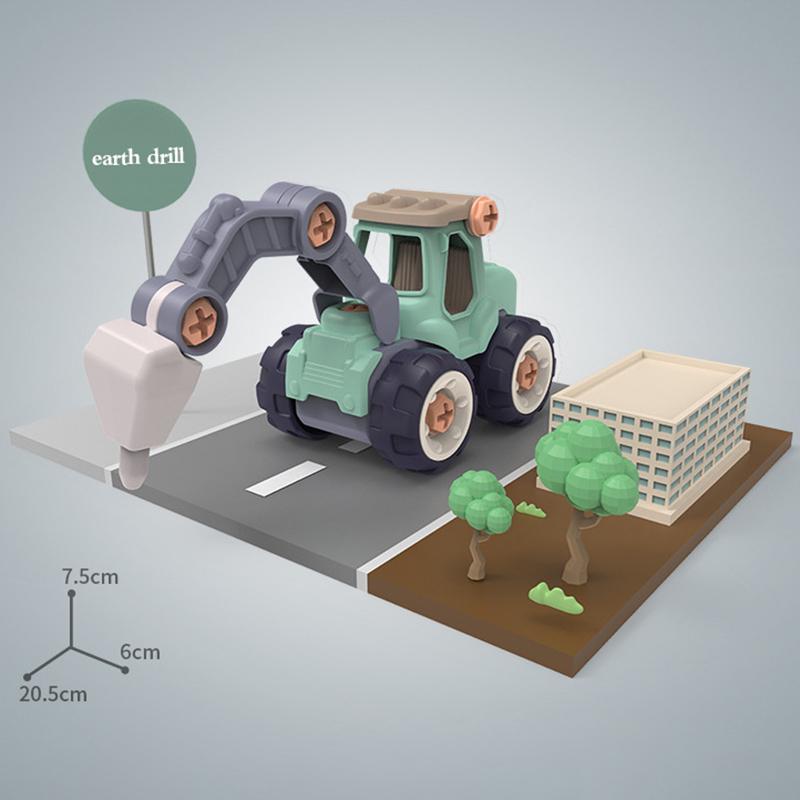 Mini truck loading and unloading DIY assembly car educational toys for ...