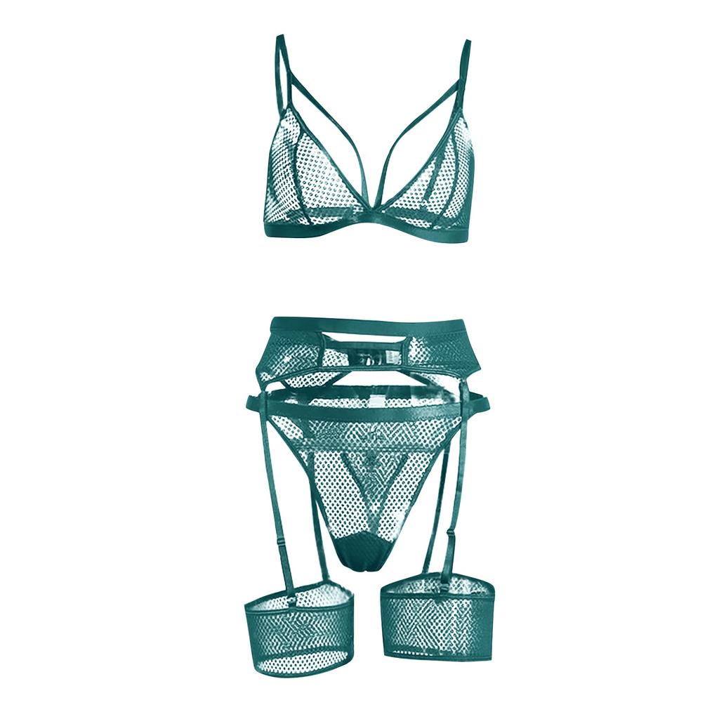 Cheap Biensn Womens Sexy Solid Color Netted Lace Perspective