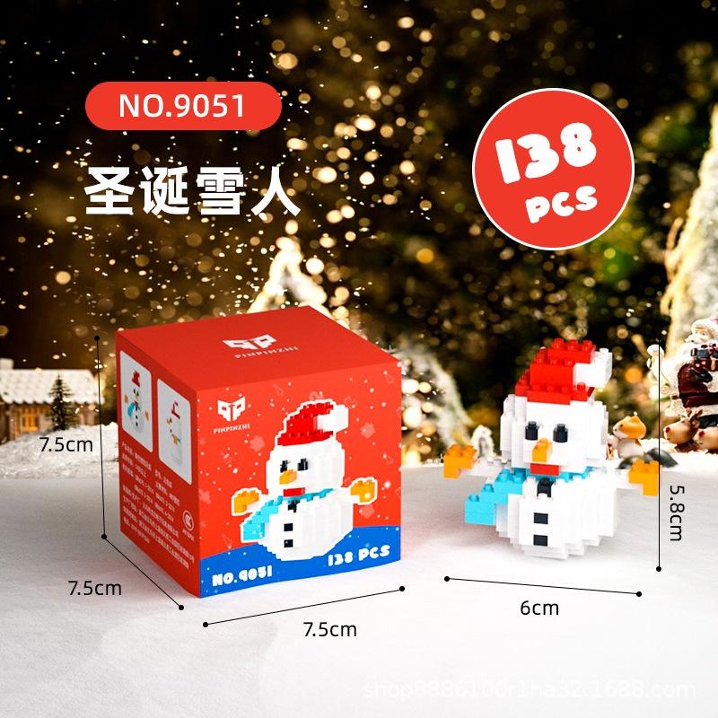 Satın alın Christmas Series Santa Mini Building Blocks Snowman ...