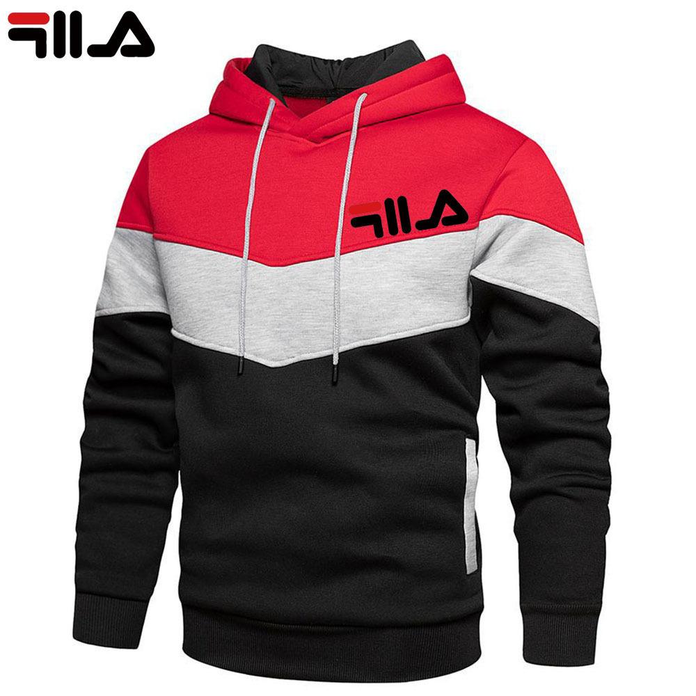Buy New Multi Panel Hoodie Men's Long Sleeve Hoodie Autumn Winter Warm ...