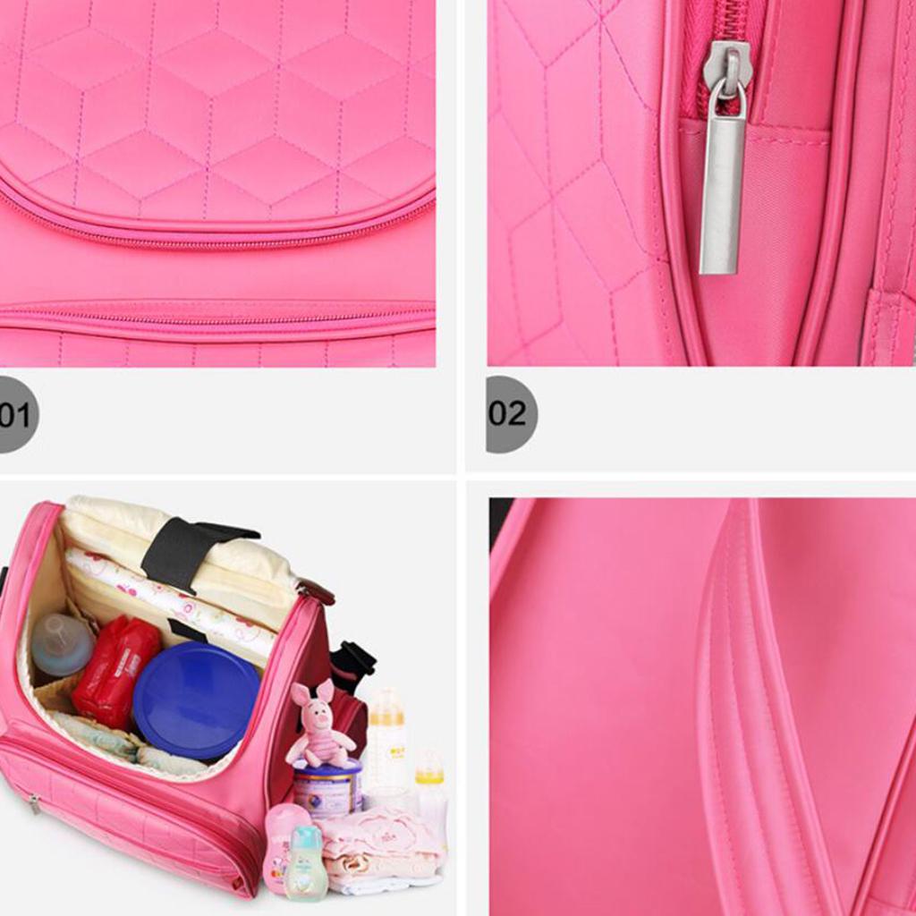 Mummy Bag Baby Nappy Bottle Packsack Rucksack Waterproof Tote Handbag ...