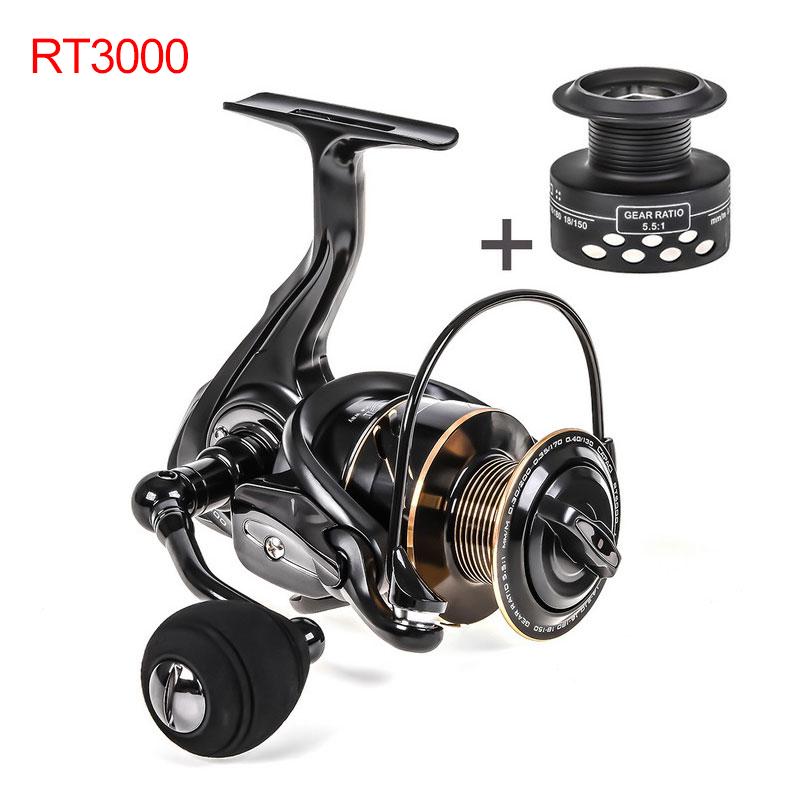 5.5:1 with Aluminum SLS3000 Spinning Spare Spool Fishing Fishing Reel ...